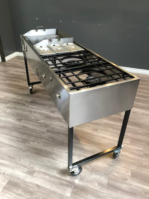 (#135) Wok Combo Cart – LA Taco Carts