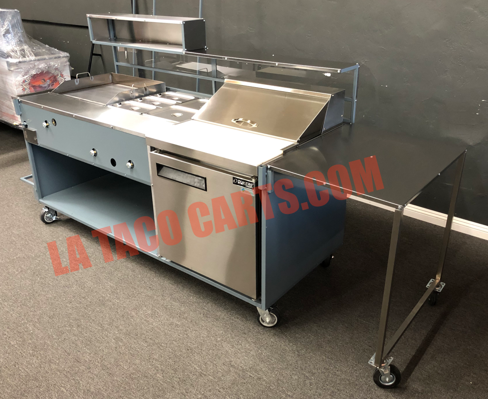 (#101) The Cold Prep Cart – LA Taco Carts
