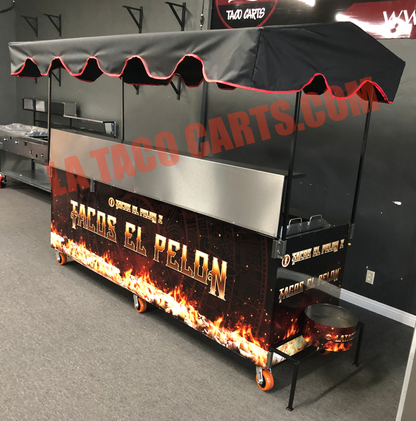 (#D07) The Firefly Cart – LA Taco Carts