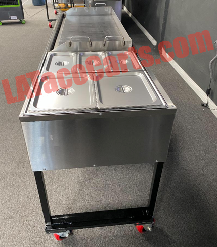 (#31) The Ultimate Griddle W/Steamers – LA Taco Carts